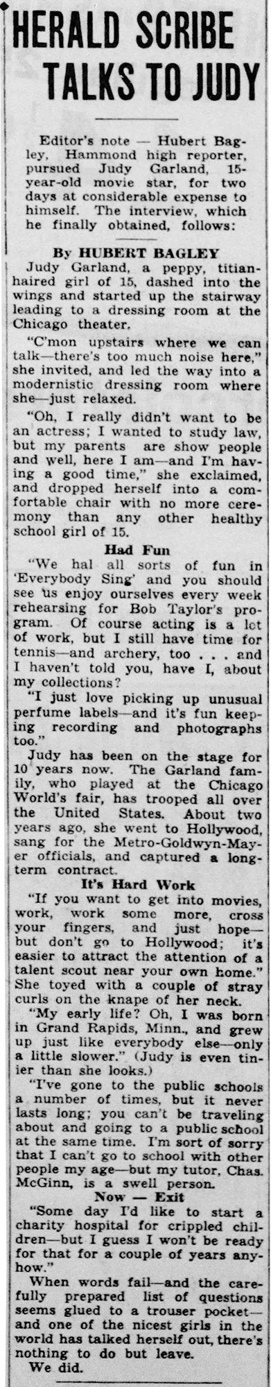 On This Day In Judy Garland’s Life And Career – March 20 – Judy Garland ...