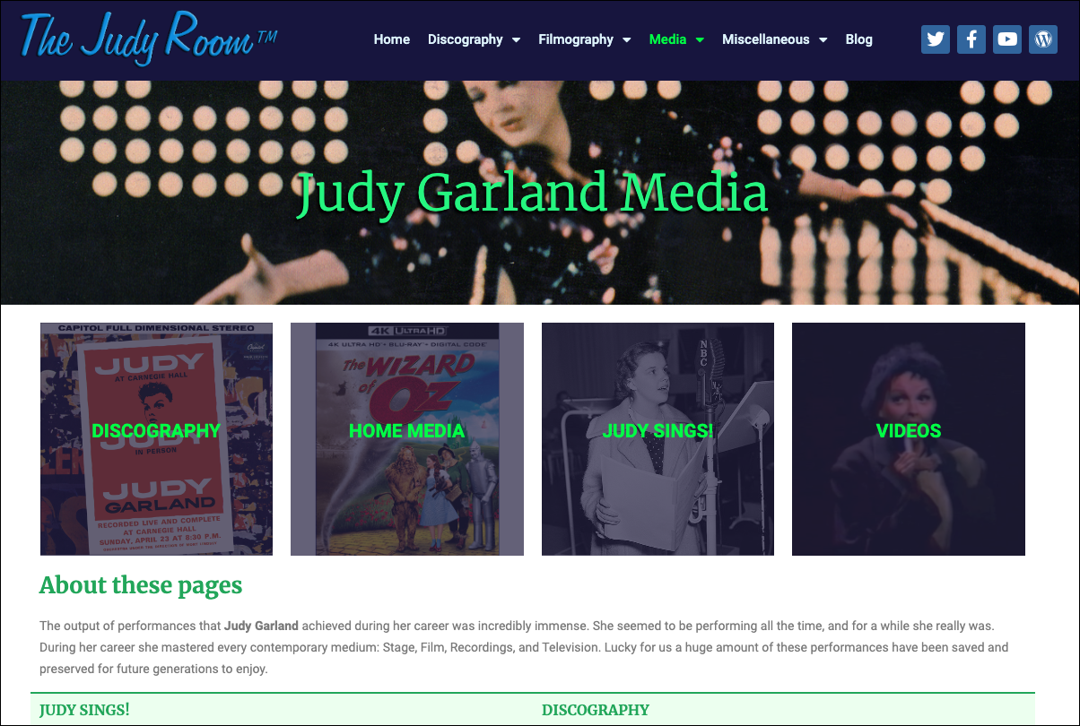 It’s here! The completely updated new and improved JUDY ROOM website ...